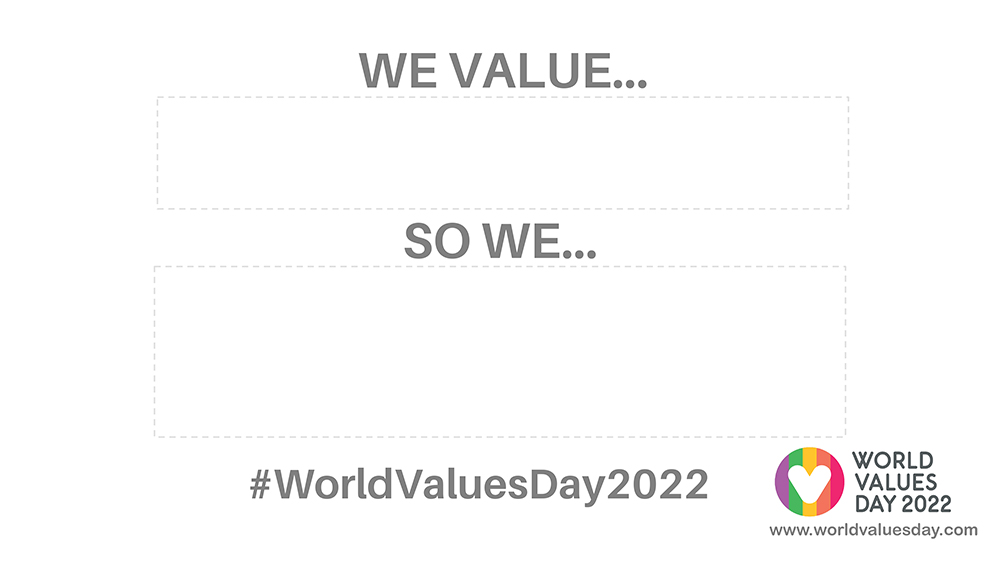 Value Templates Download – World Values Day